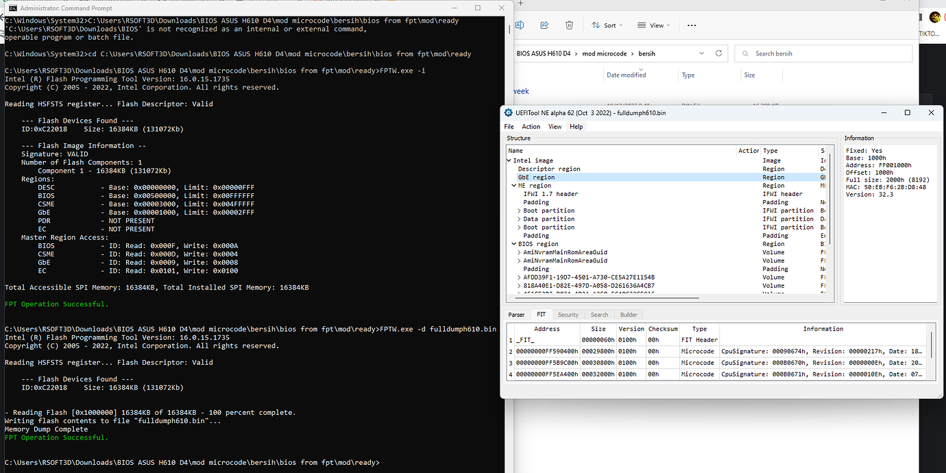 [Guide] Usage of AMI’s AptioV UEFI Editor + FPT Flash Method - BIOS Modding Guides and Problems ...