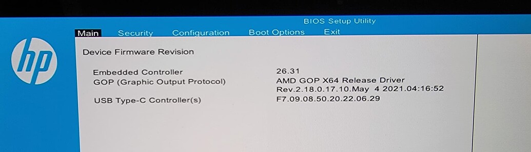[REQUEST] HP Envy x360 15-ey0000 BIOS F.07 Advanced Settings Unlock ...
