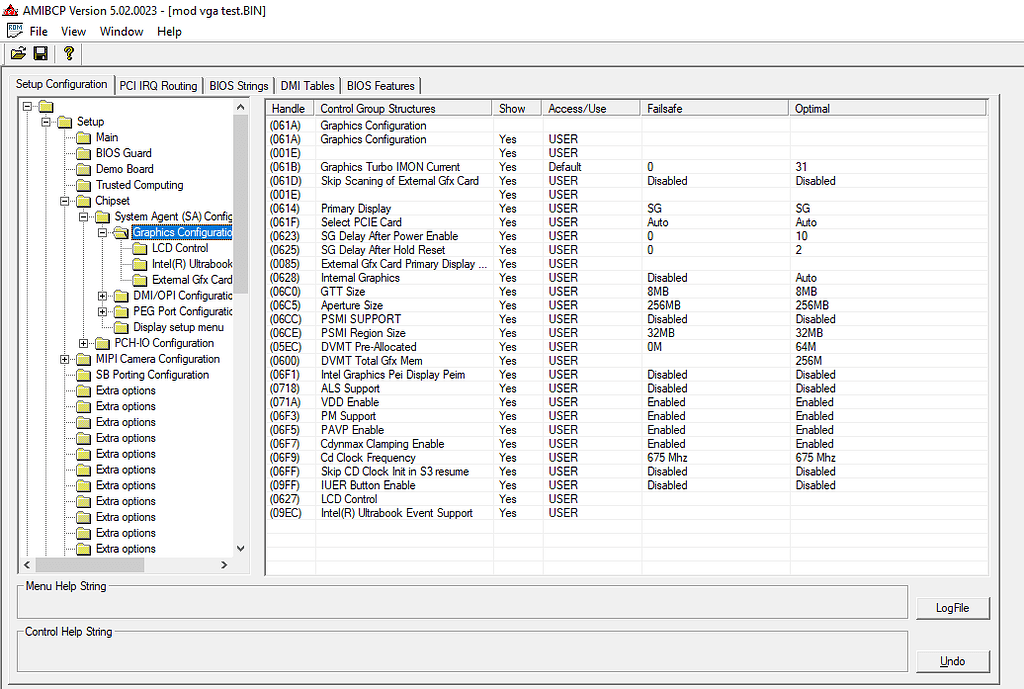 Structure of BIOS ASUS 2 advanced Menu - BIOS Modding Guides and Problems - Win-Raid Forum