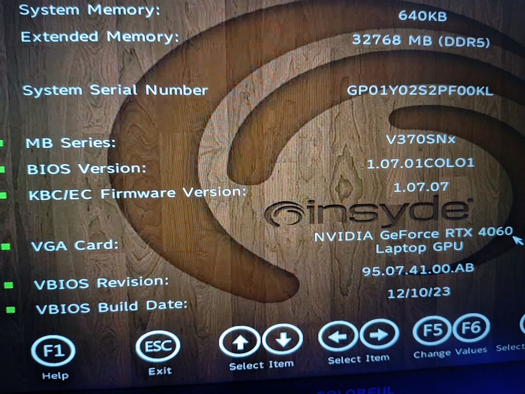 Colorful X17 AT23H2 Сlevo platform/BIOS Unlock help - BIOS Modding ...