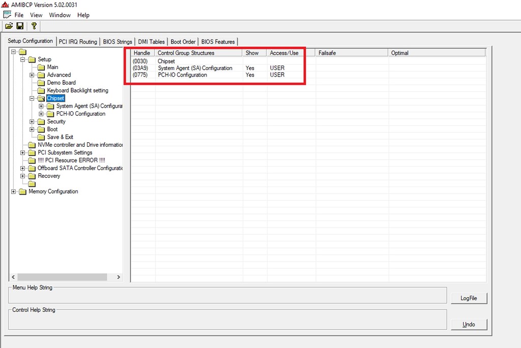 [Request] Access Locked/Hidden BIOS Menu Chipset Settings ASUS UX501VW - BIOS Modding Requests ...