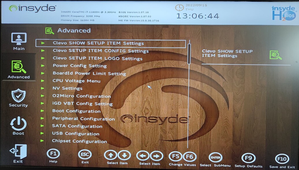 [Request] Unlock Advanced menu Insyde bios - BIOS Modding Requests - Win-Raid Forum