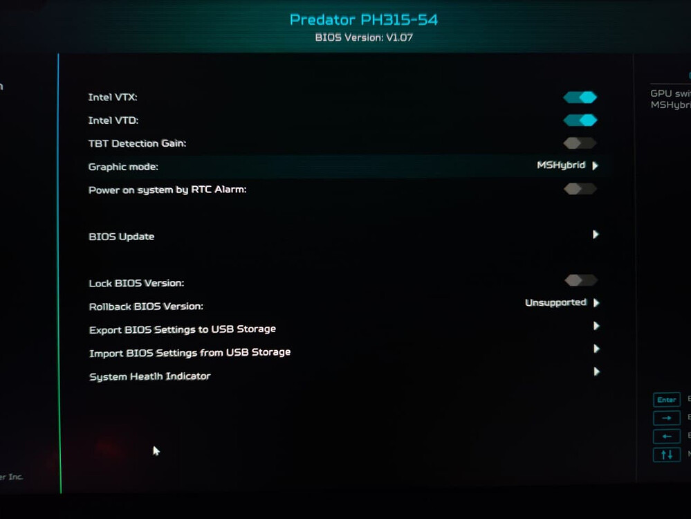 How to mod an Acer Predator Helios 300 PH315-52 BIOS? - BIOS Modding Guides and Problems - Win ...