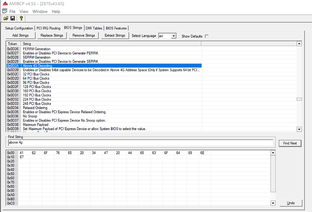 [Request] Asrock z87 extreme 4 mod to rebar and above 4g decode - BIOS ...