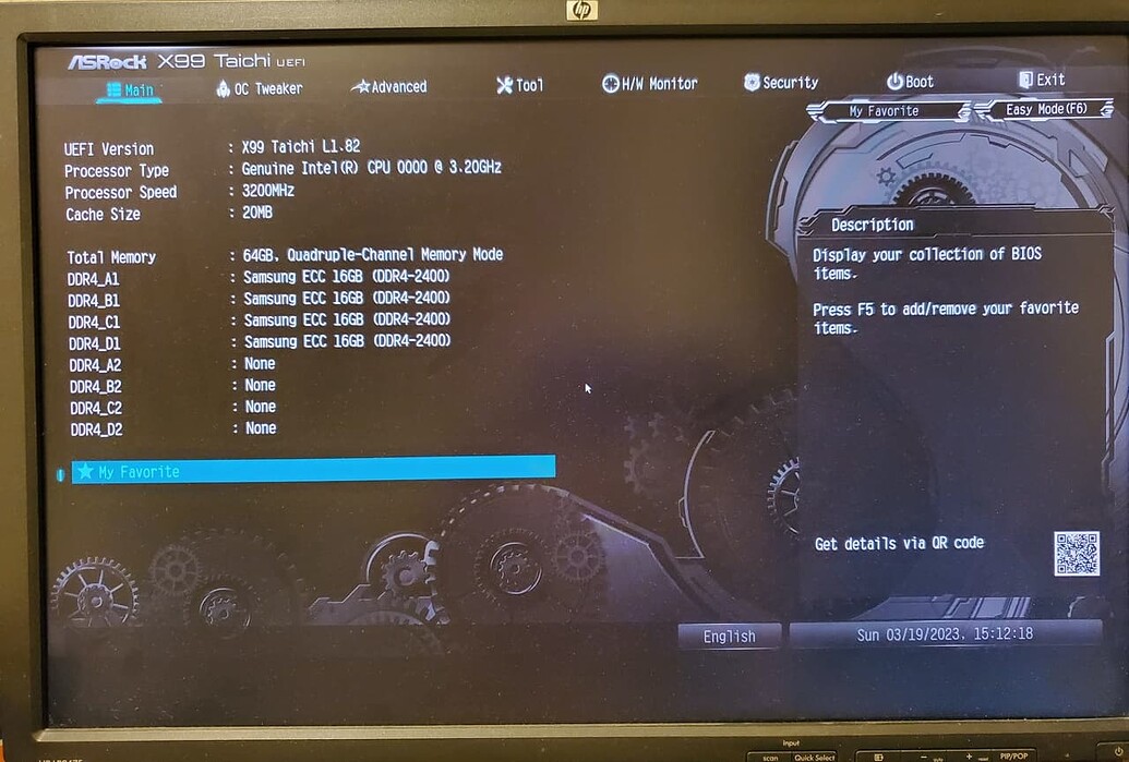 [Request] ASRock X99 Taichi - Adding IntelRCSetup to UEFI (BIOS) GUI - BIOS Modding Requests ...