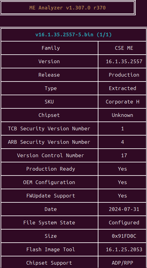 Intel (CS) Management Engine: Drivers, Firmware and Tools for ME 16 ...